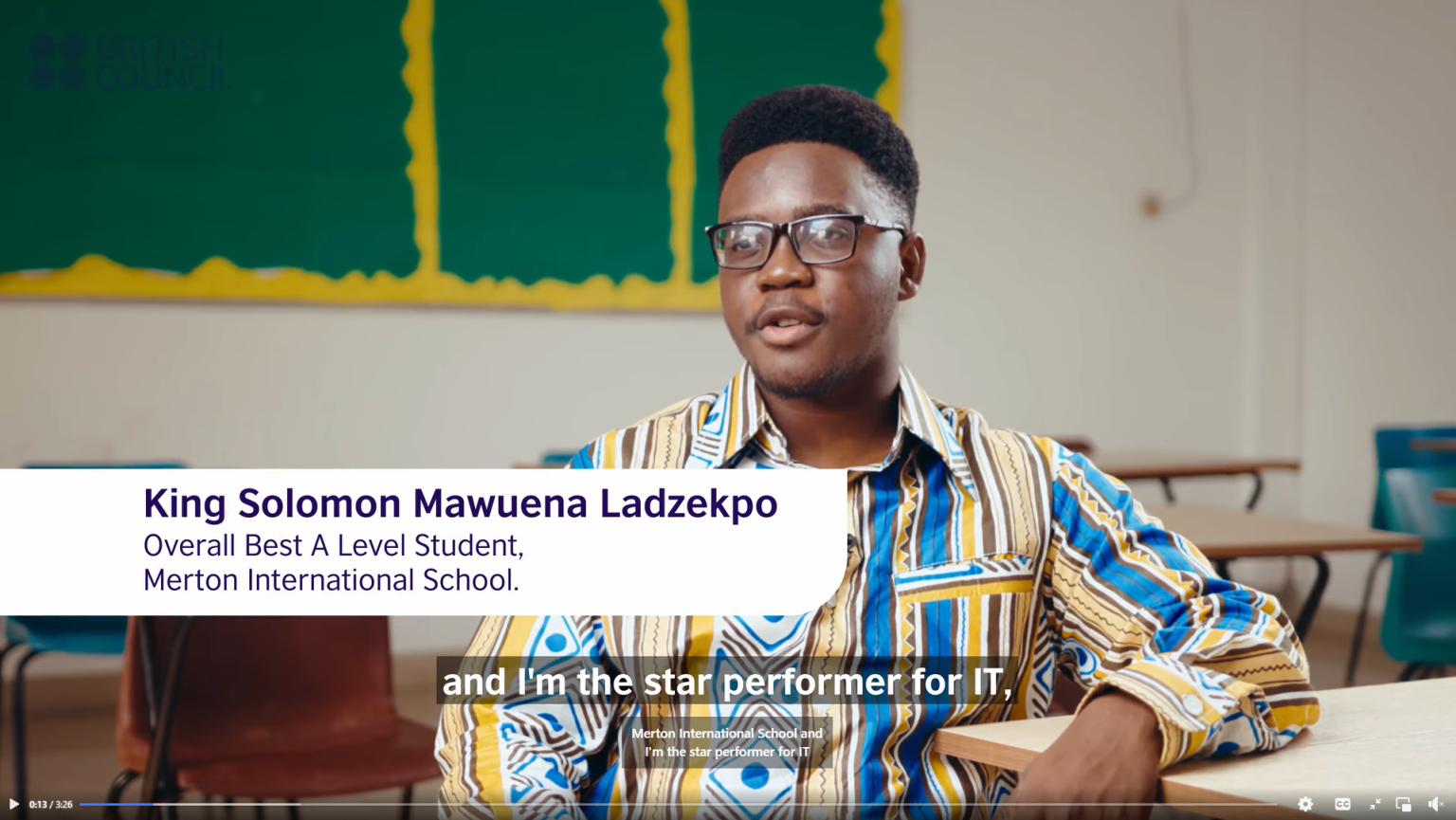 Merton International School – A Standard of Excellence